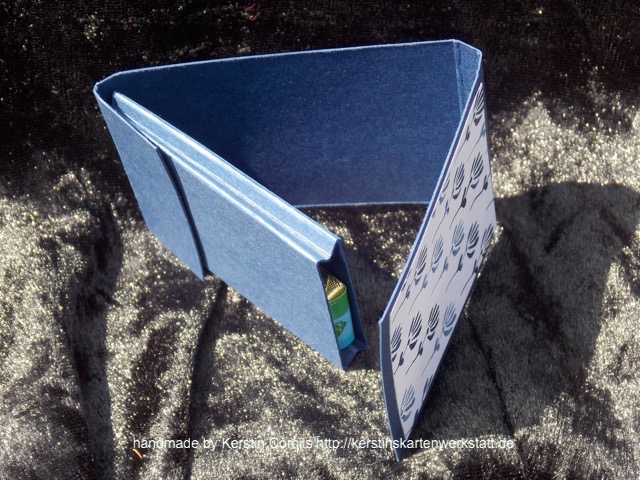 Technik Blog Hop die 2te – Matchbook Card – Kerstins Kartenwerkstatt