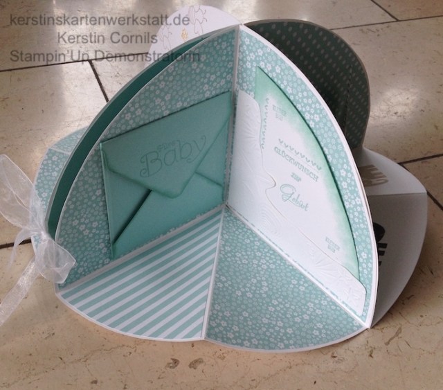 Technik Blog Hop: Circle Fold Up Card – Kerstins Kartenwerkstatt